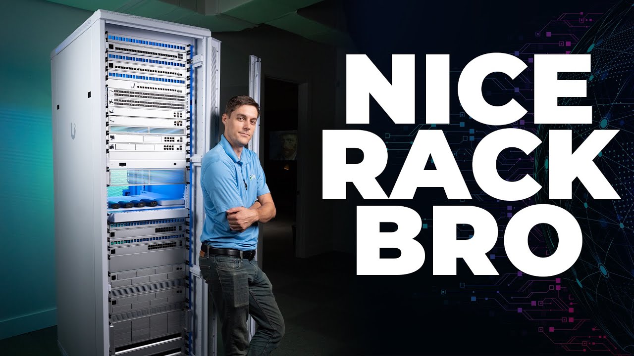 Unifi Sent Us A Completely Free 42U Rack Cabinet To Upgrade Our Server Closet