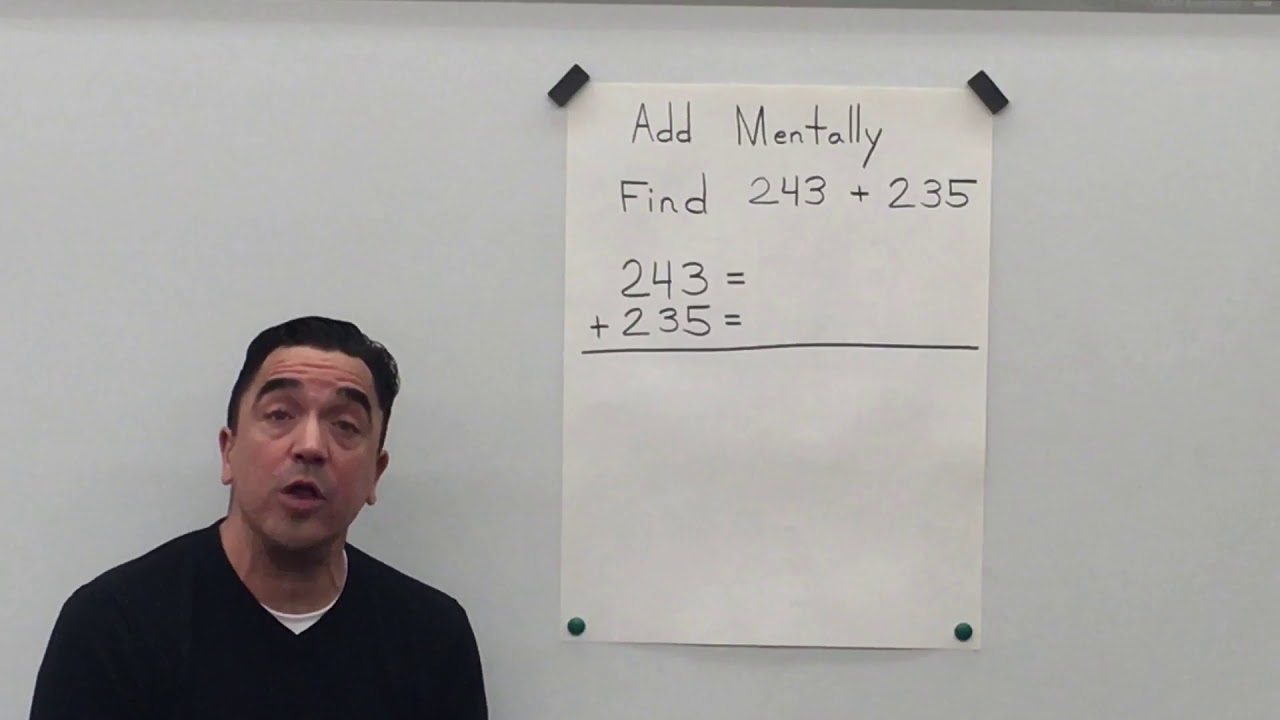 Mental Math Strategies: Adding Example 1 / My Growing Brain