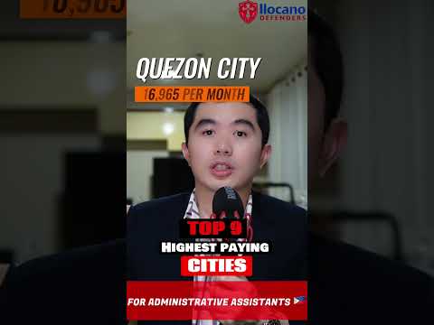 Highest paying cities for admin assistants Philippines