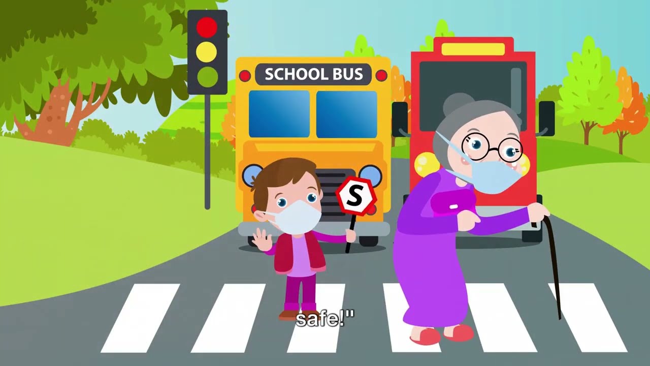 Pedestrian Safety for Kids | Safety tips for Kids (Ages 5-9) | Kids Safety