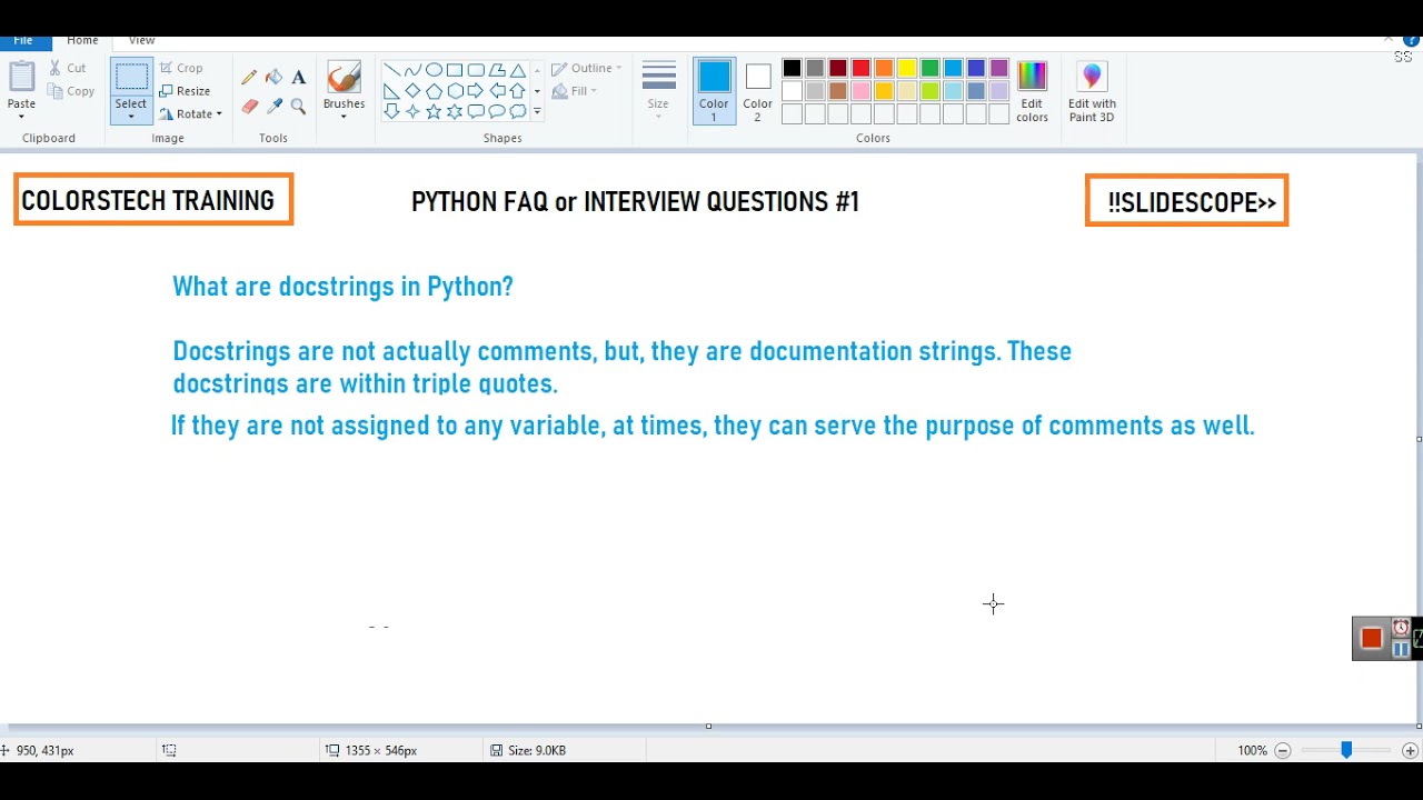 What are Docstrings in Python   Python Interview Questions 1