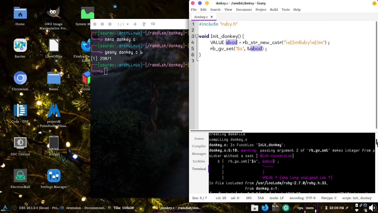 C Ruby Extension - Part 1 - Strings