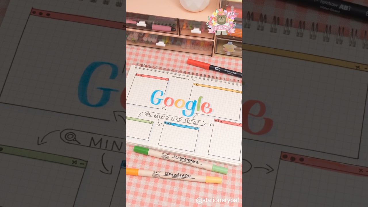 Try this mind map ideas💖 #shorts