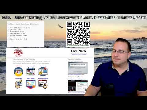 6/12/2025 - Recent Scams, Stay Safe Online from Scammers (Scam Awareness Live Stream)