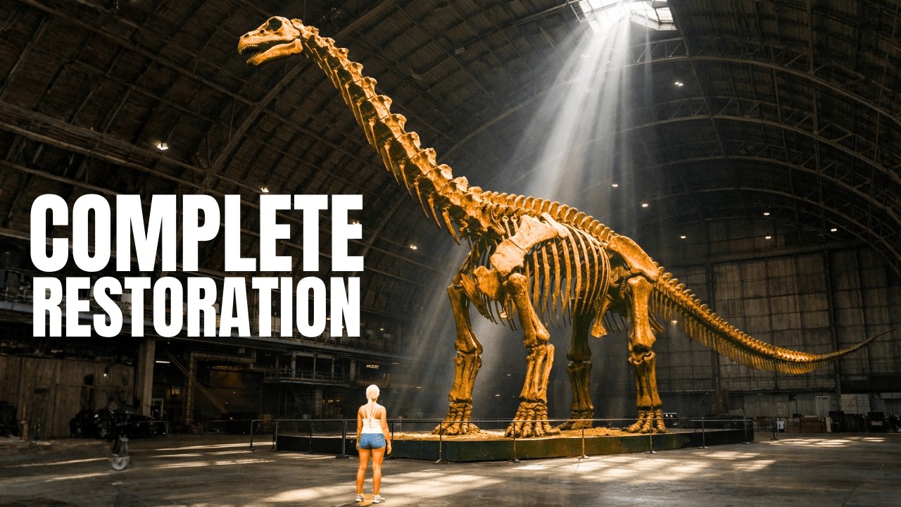 We Restored the MOST COMPLETE Brachiosaurus Skeleton EVER!