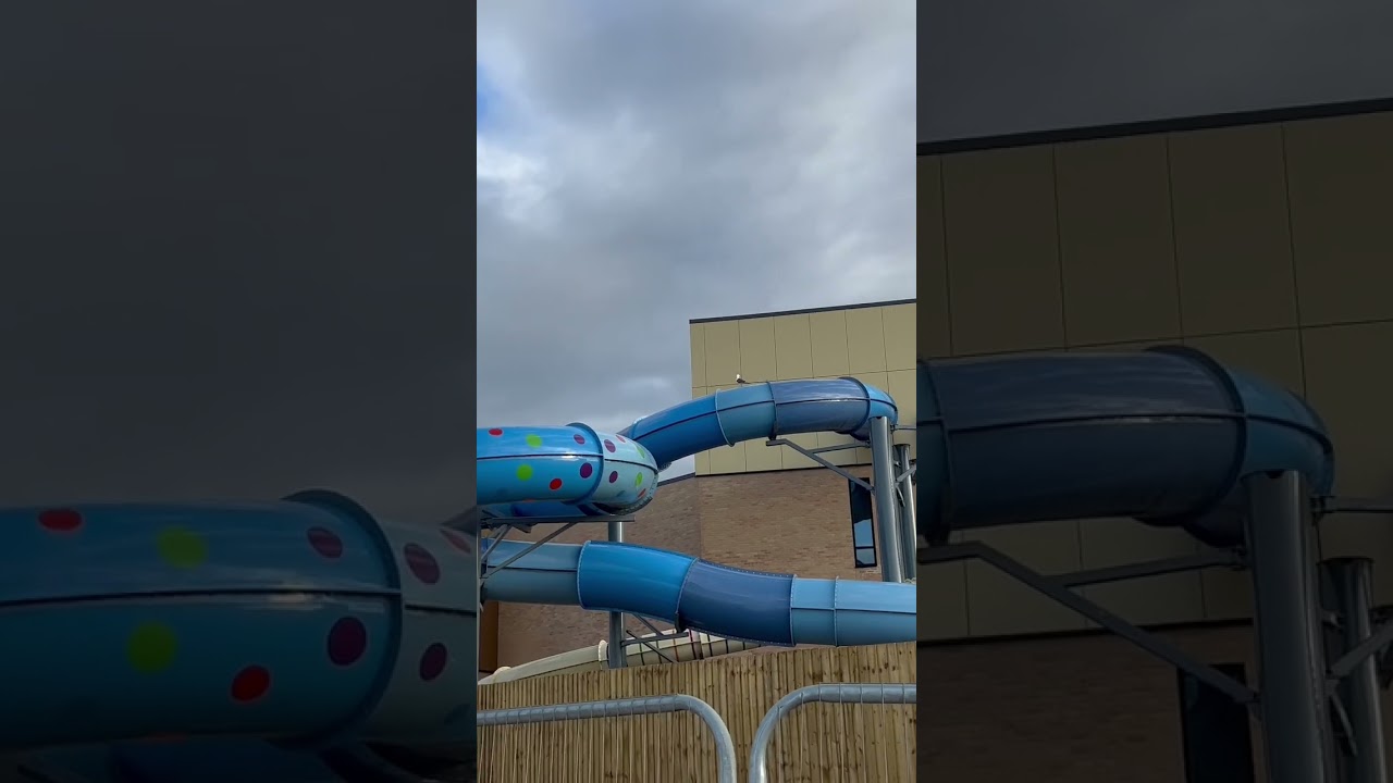 Yarmouth sea front new water slides