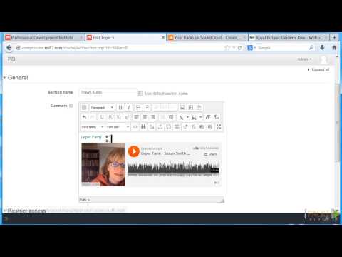 Learn Designing Moodle Themes Tutorial Embedding a Player | packtpub com - Mind Luster