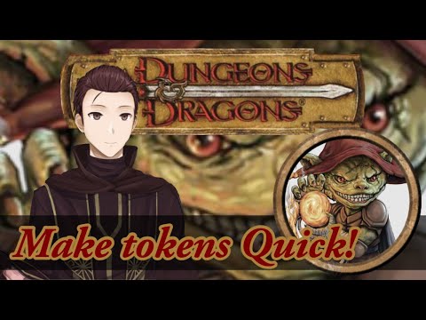 How to make D&D tokens easy! [Vtuber]