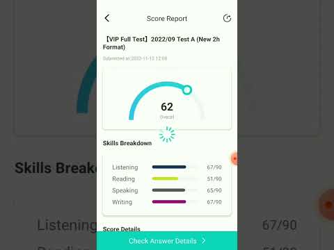 See My PTE Mock Test Overall Score | #pte #shortsfeed