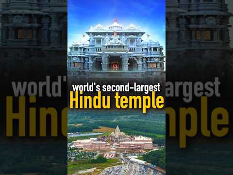World’s second largest Temple in USA🤯😳🕉️❤️💪