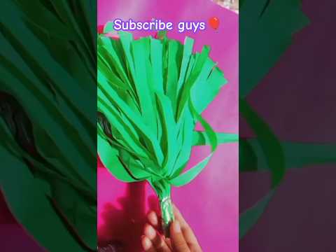 pom pom for welcome | Easy crepe paper pom pom idea | how to make pom pom