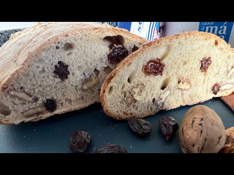 Pan de nueces y pasas