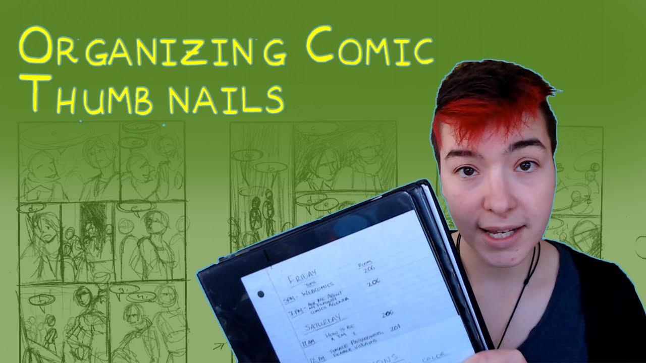 How I Organize My Comic Layout Thumbnails