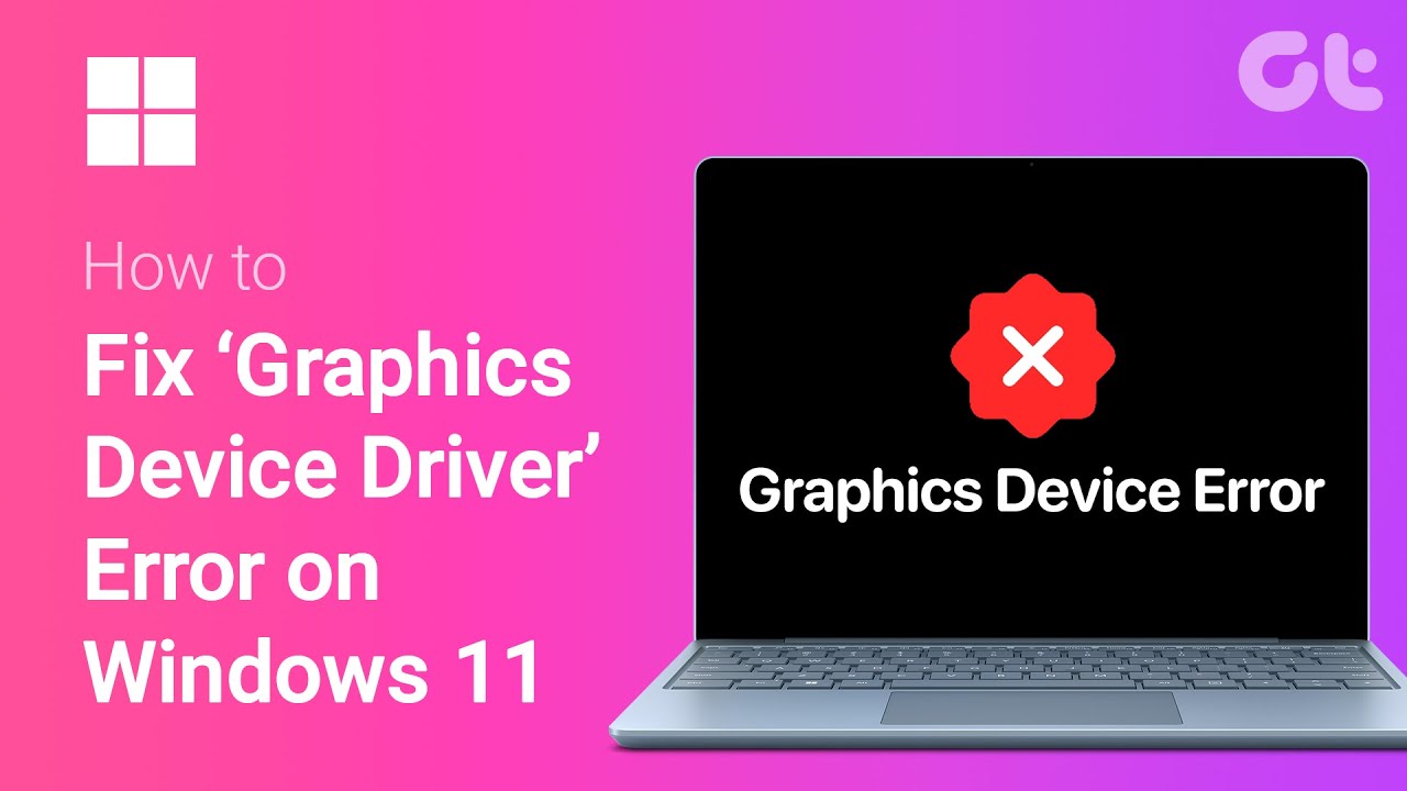 How To Fix Graphics Device Driver Error in Windows | Can't Play Games? Fix Graphics Driver Errors!