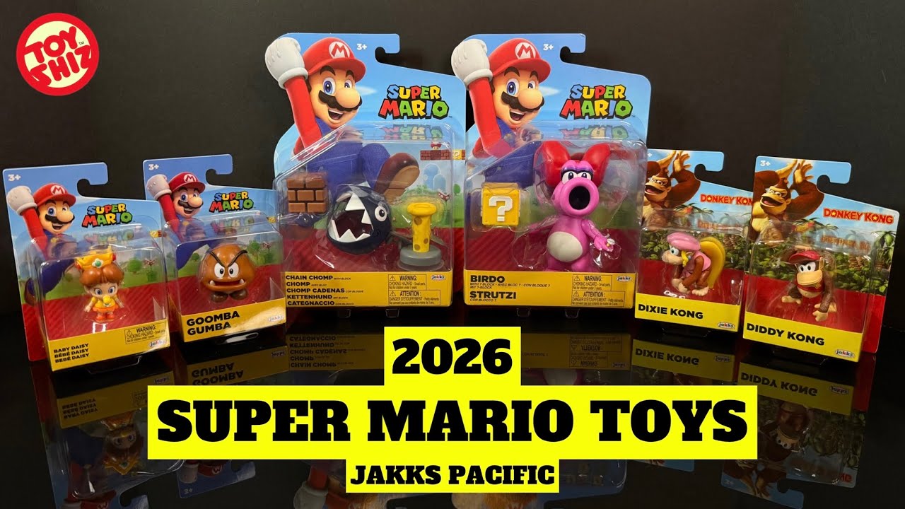 2026 NEW SUPER MARIO TOYS | Birdo • Chain Chomp & More! | Jakks Pacific 