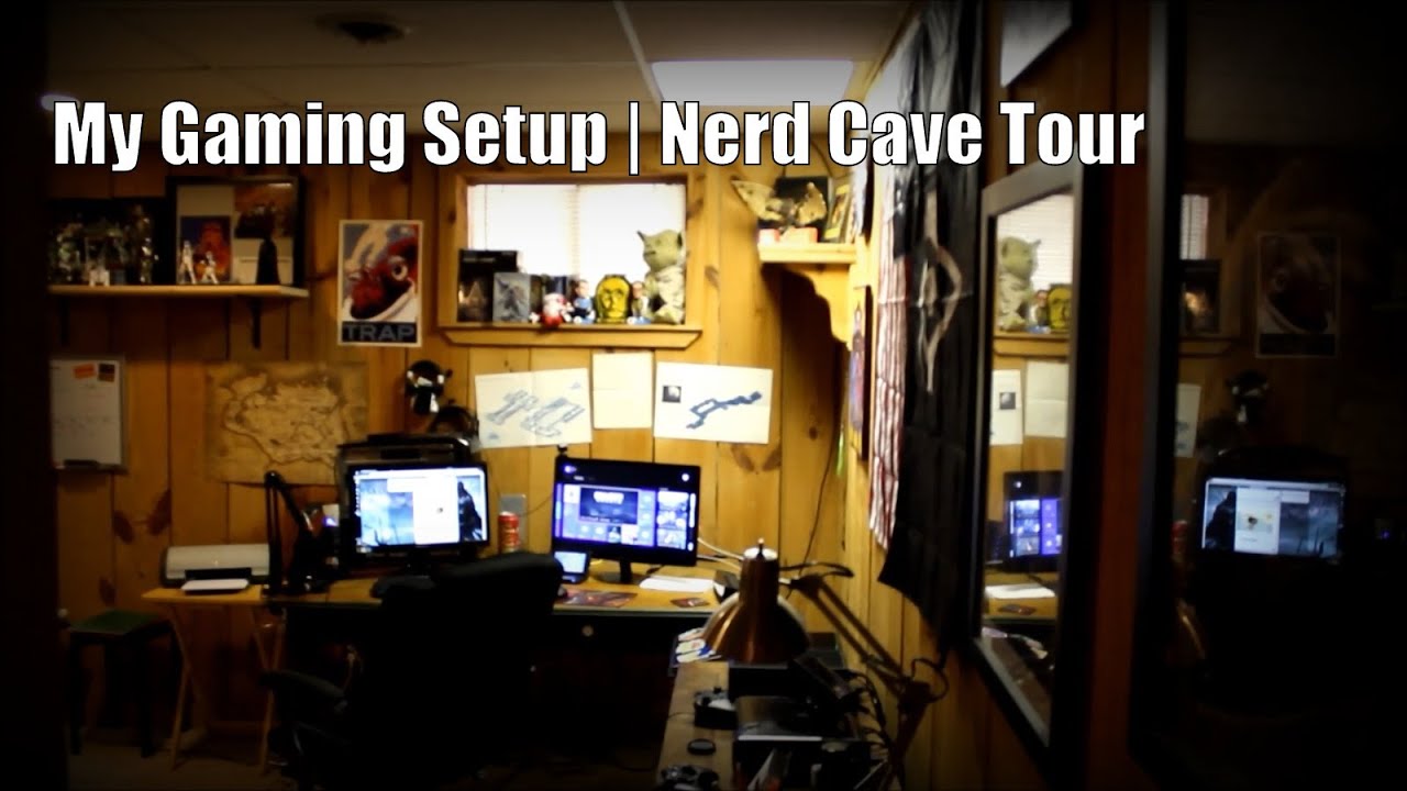 My Gaming Setup | Nerd Cave Tour