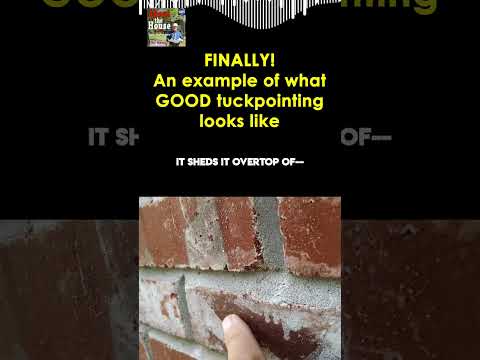 FINALLY! An Example of Good Tuckpointing
