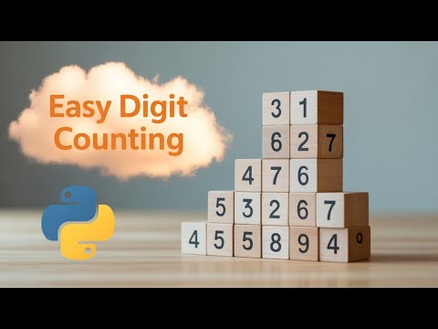 Python Program to Count Digits of a Number | Step-by-Step Guide (4K | 2025)