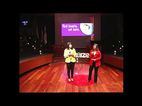 Find hearts not hate | Vivecca Chatila and Lisa Jerejian | TEDxNDULouaize