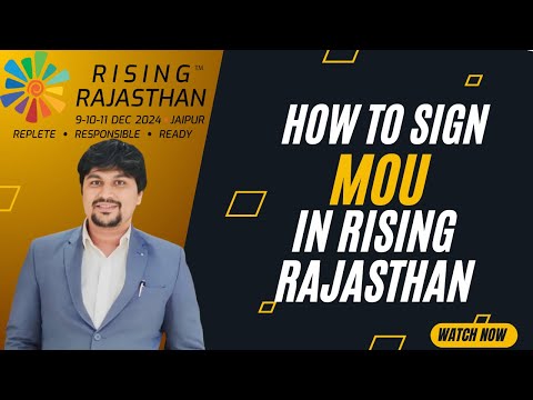 How to Sign MOU with Rajasthan Govt and Apply for Govt Free Land | #capiyushmittal