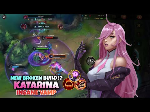 WILD RIFT KATARINA : NEW BROKEN BUILD | WILD RIFT KATARINA BUILD & RUNES | #wildrift
