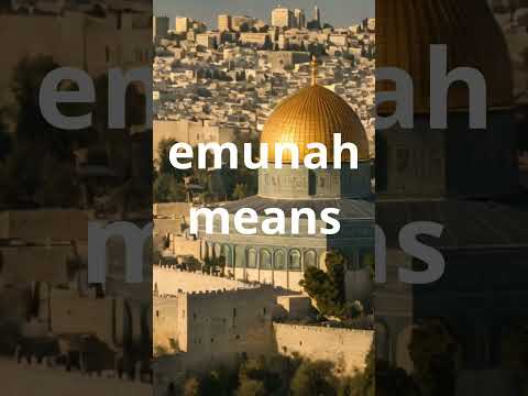 emunah, what does it mean #shorts