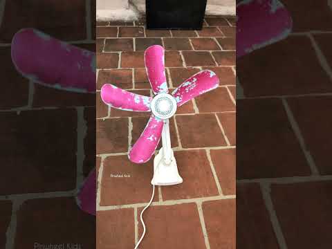Pink clip electric table fan video