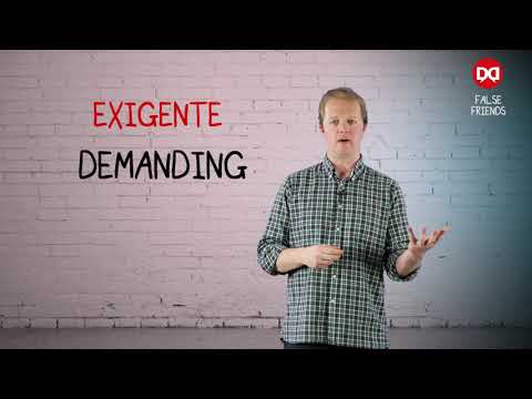 False Friend: Exigente | Aprende Inglés de los nativos con Diverbo