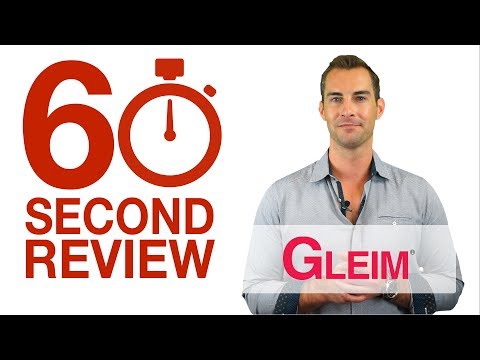 60 Second Review of Gleim CPA Review