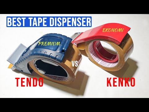 PILIH YANG MURAH ATAU MAHAL? TAPE DISPENSER TENDO SY-223 vs KENKO TDB-2