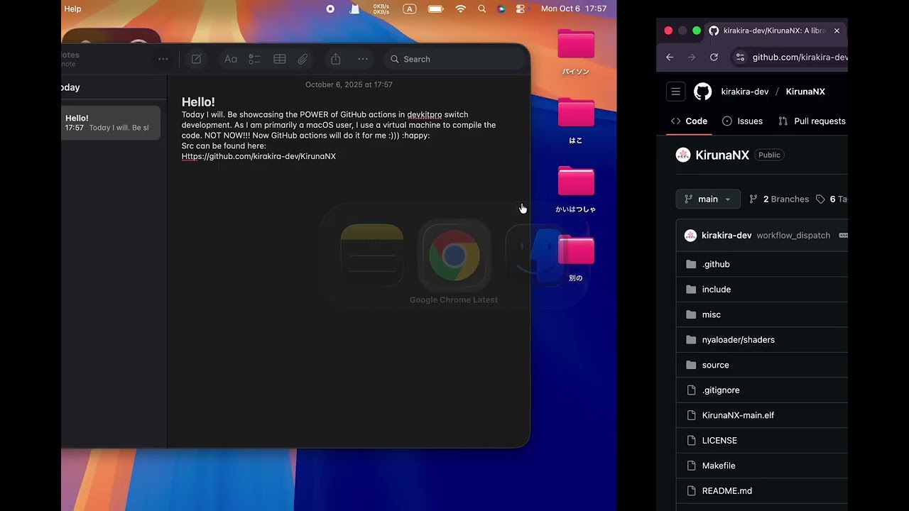 The power of GitHub Actions in Devkitpro environments.