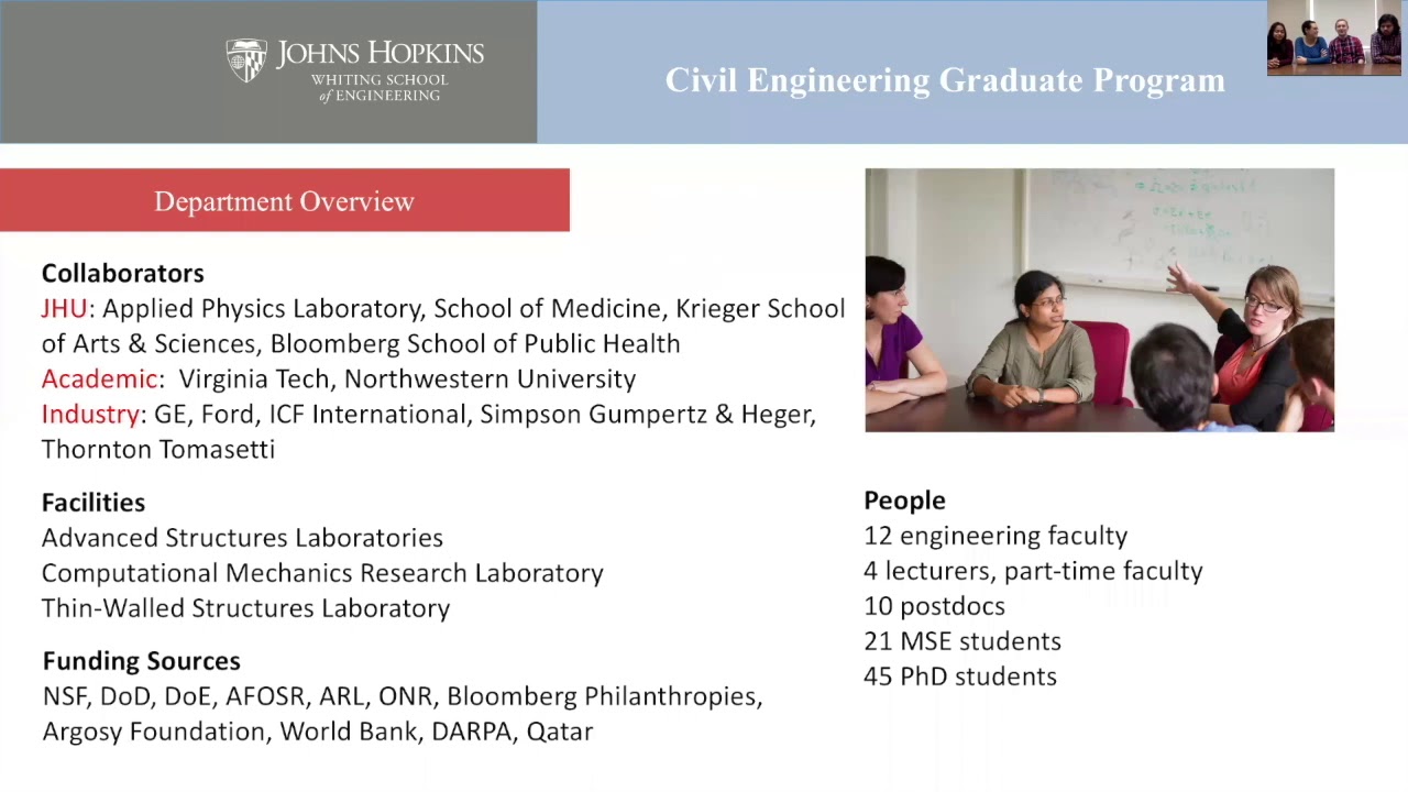 Online Information Session: Civil Engineering (Fall 2017)