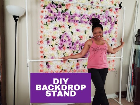 DIY backdrop stand – Sincerely Angie