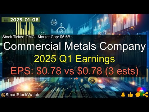 Commercial Metals Company (CMC|$5.6B) - 2025 Q1 Earnings Analysis