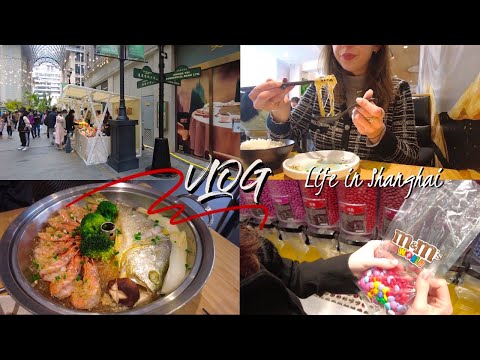 Vlog: M&M's World , Nanjing Road, Zaku zaku , street markets, yummy food & more | LIFE IN SHANGHAI