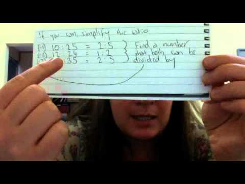 Year 8 - Simplifying Ratios