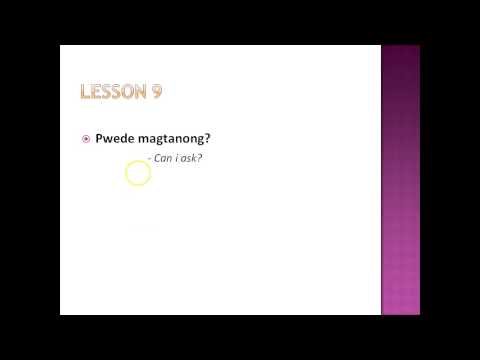 FC 9 Uses and Meaning of 'pwede' #Tagaloglessons