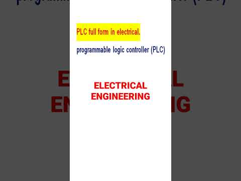 PLC full form in electrical. #short #shortsvideo #shortsviral