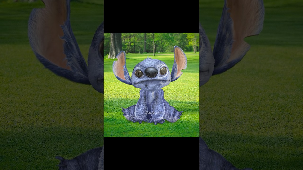 Stitch 🐨✨#realistic #liveaction #liloandstitch
