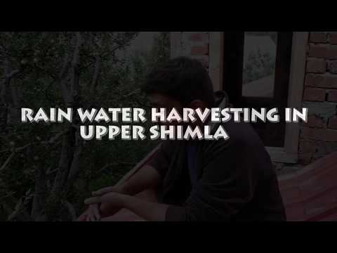 Water conservation techniques in mountains | Rain water harvesting in Shimla