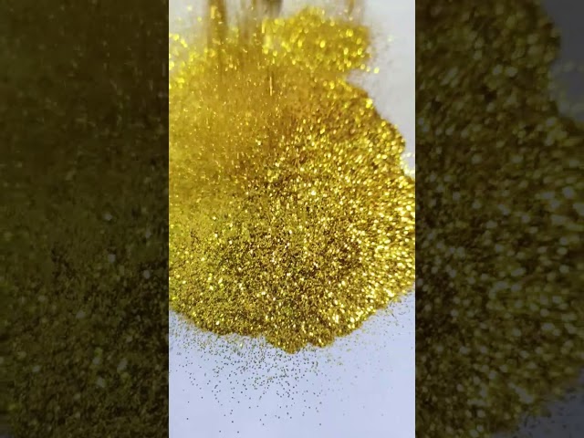 SOLVENT RESISTANT GLITTER - 23 Micron Golden Glitter Powder ...