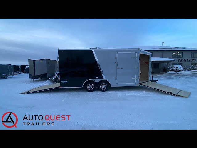 2024 Stealth Trailers 8.5' x 21' V-Nose Front Snowmobile Ramp Do ...