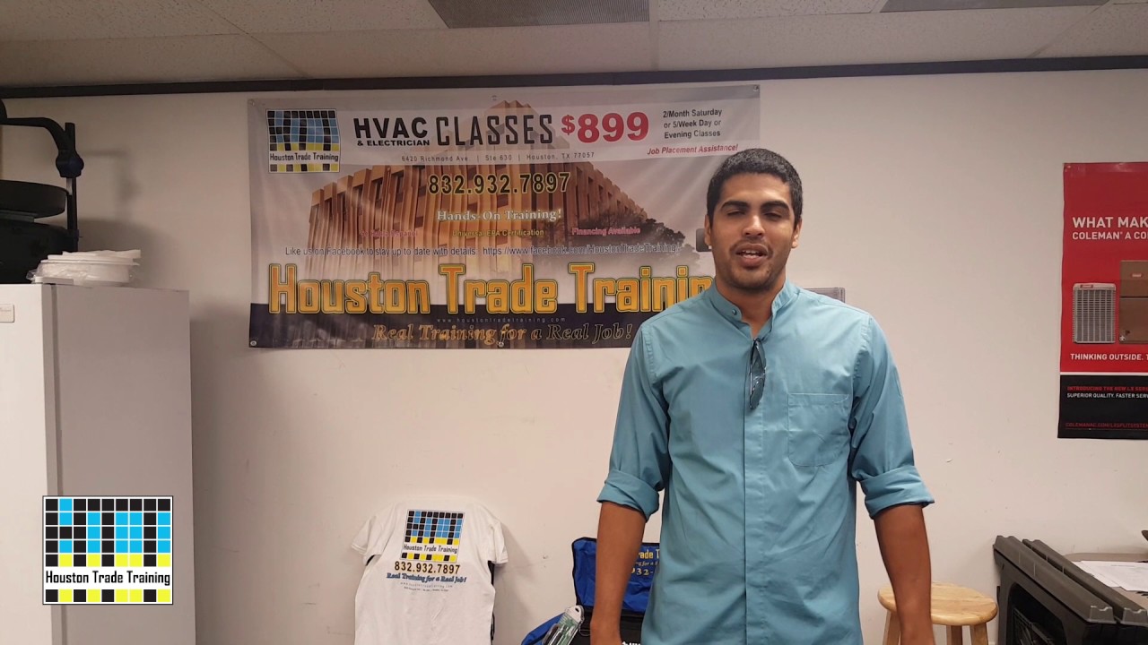 HTT Testimonials Spanish students in HVAC Class