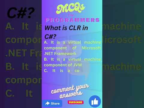 What is CLR in C#?