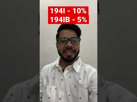 TDS on Rent - 194I and 194IB || CA Tarique Khichi