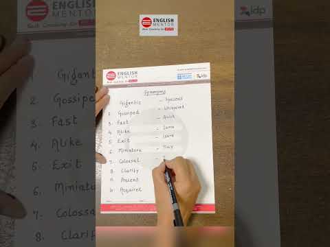 Useful Synonyms in IELTS!!