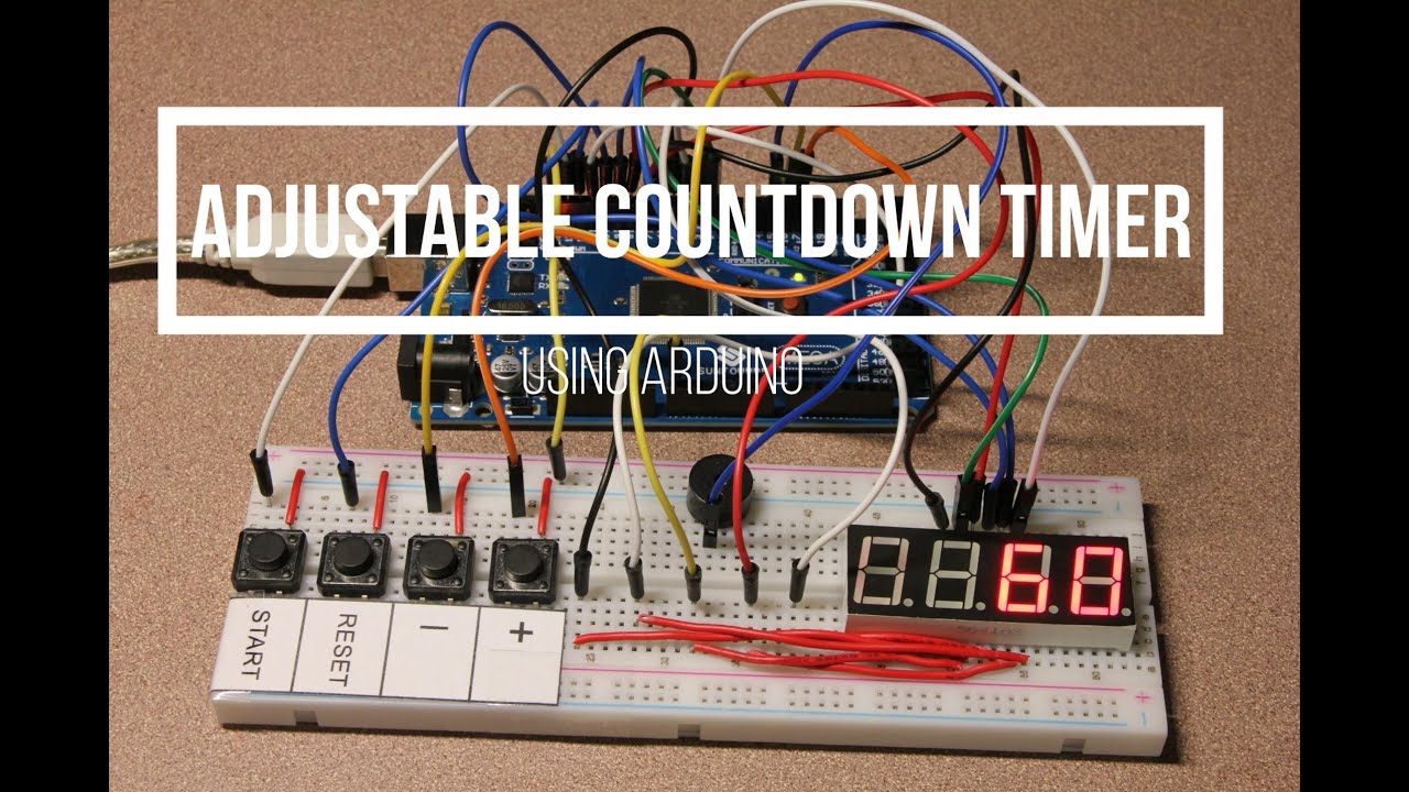 Arduino Adjustable Countdown Timer