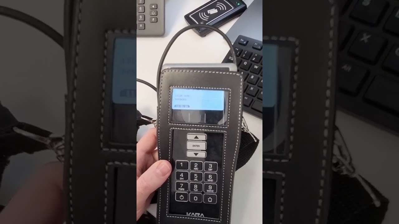 Reading a Kaba door lock