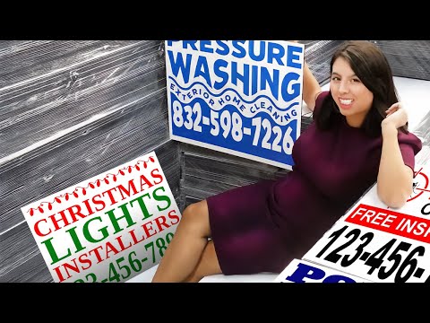Need Custom Yard Signs? (UZ Marketing)