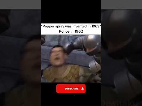 "Pepper Spray was invented in 1963" - Police in 1962